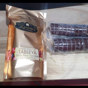 100% Philippine Premium Chocolate Tablea-20 per Pack - Etsy