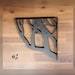 Metal Shelf Brackets, Tree Branch Brackets, Farmhouse Shelf Bracket ...
