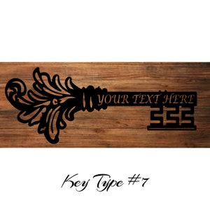 Personalized Family Name Sign, Custom Key Cutout, New Home Owners, Just ...