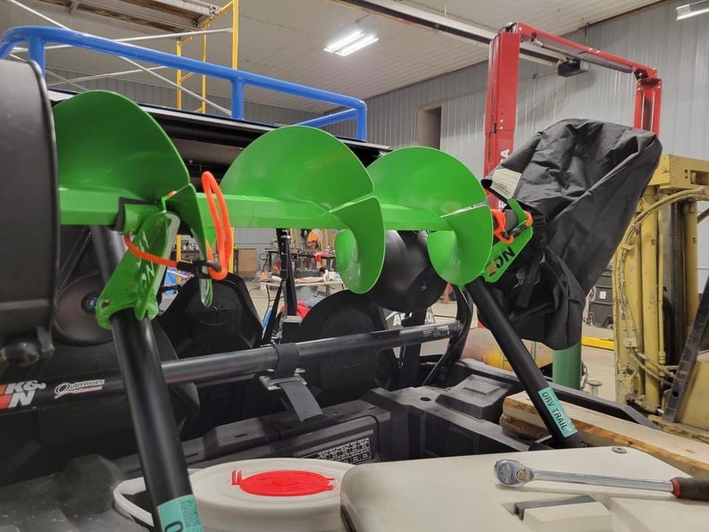 Customizable Ice Auger ATV Mounting Brackets, Fishing - Etsy