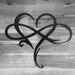 Metal Infinity Heart Sign, Metal Infinity Symbol, Heart Wall Decor ...