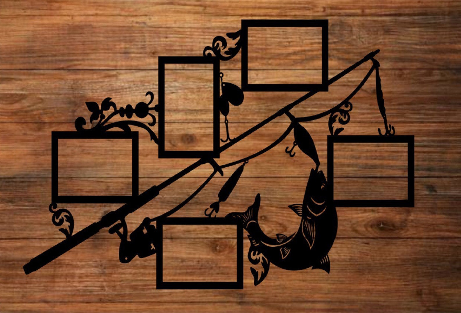 Fishing Picture Frame Collage Frame Memory Frame Picture - Etsy