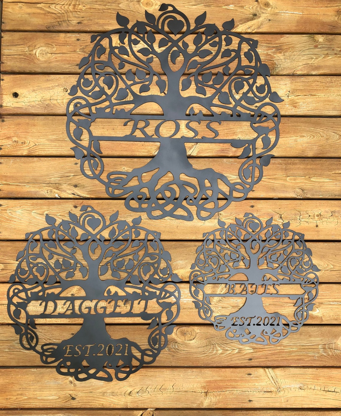 Tree of Life Metal Decor Tree of Life Monogram Tree of Life | Etsy