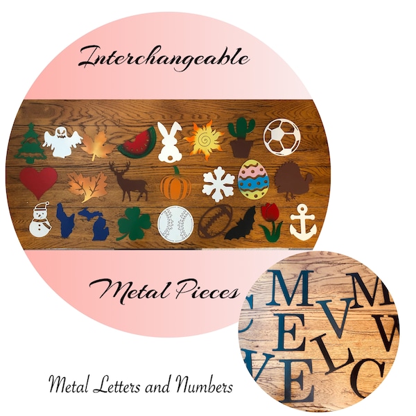 Interchangeable Welcome Sign - Etsy