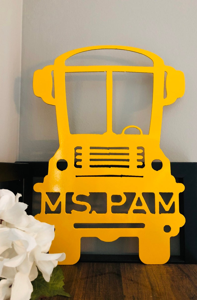 Personalized School Bus Bus Driver Gift Personalized Door - Etsy