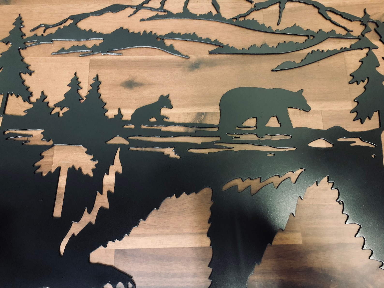 Bear With Cubs Metal Sign Bear Metal Sign Mamma Bear Sign - Etsy