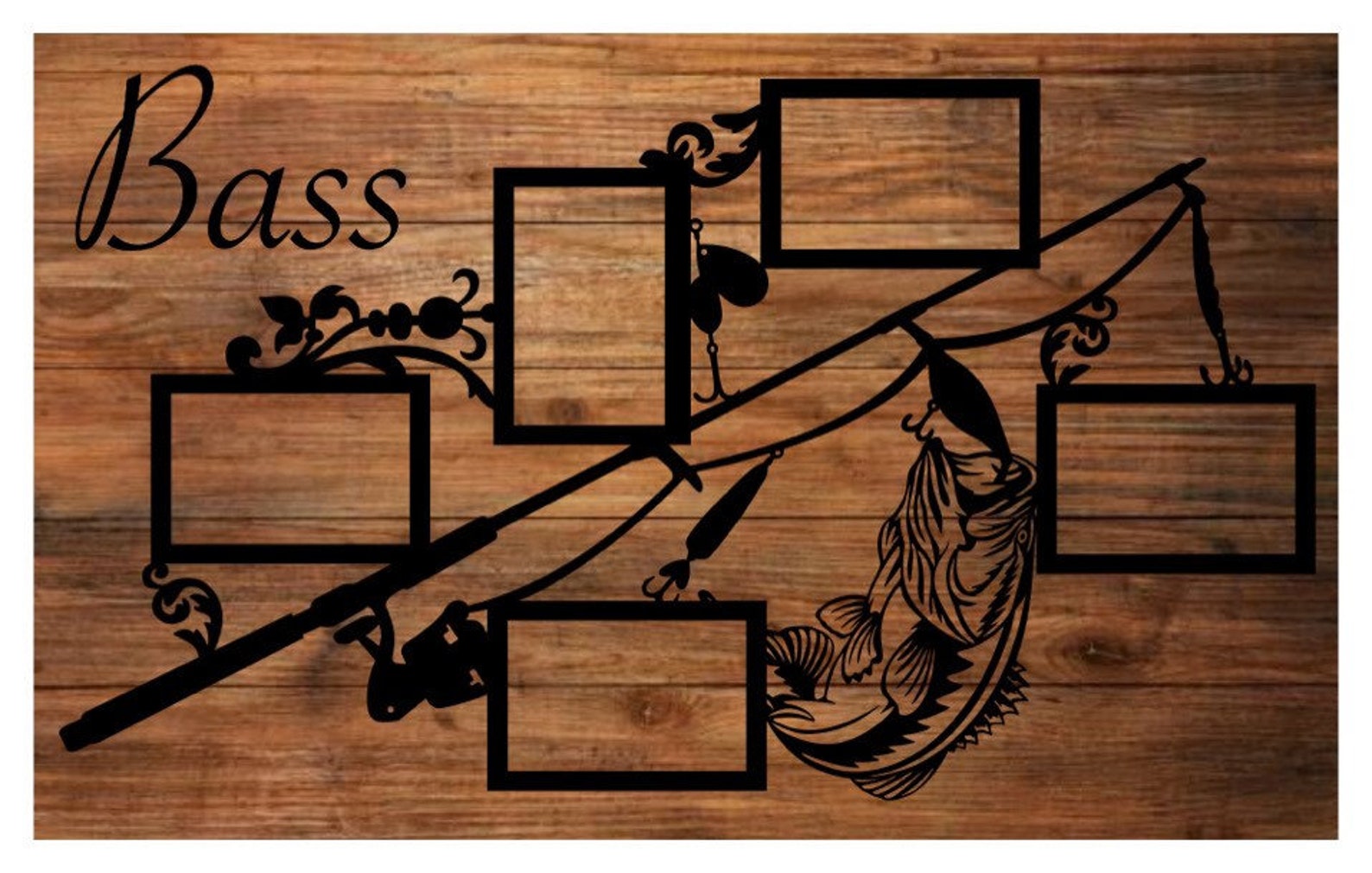 Fishing Picture Frame Collage Frame Memory Frame Picture - Etsy