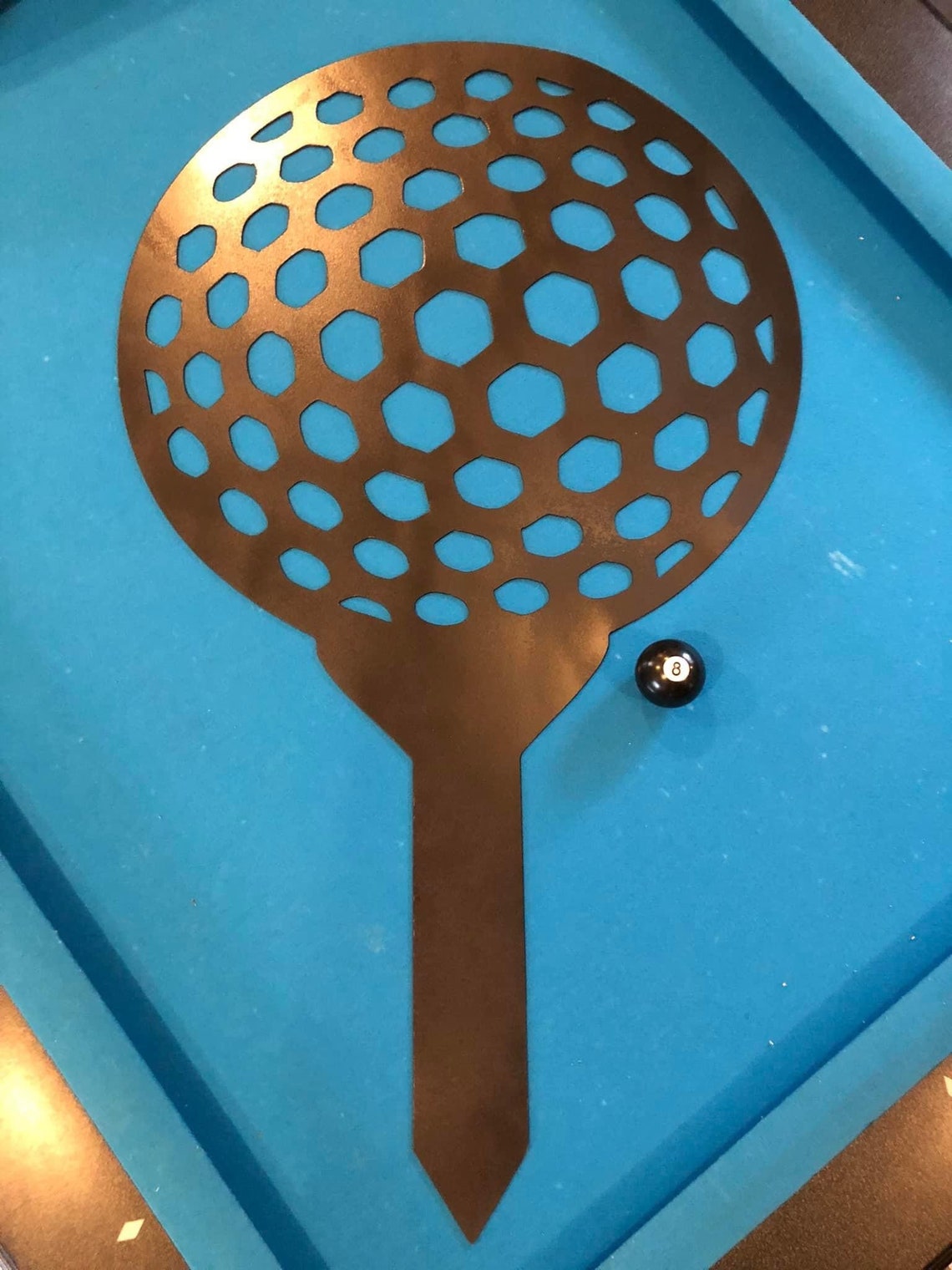 Golf Ball Garden Stake Personalized Golf Giftspersonalized | Etsy