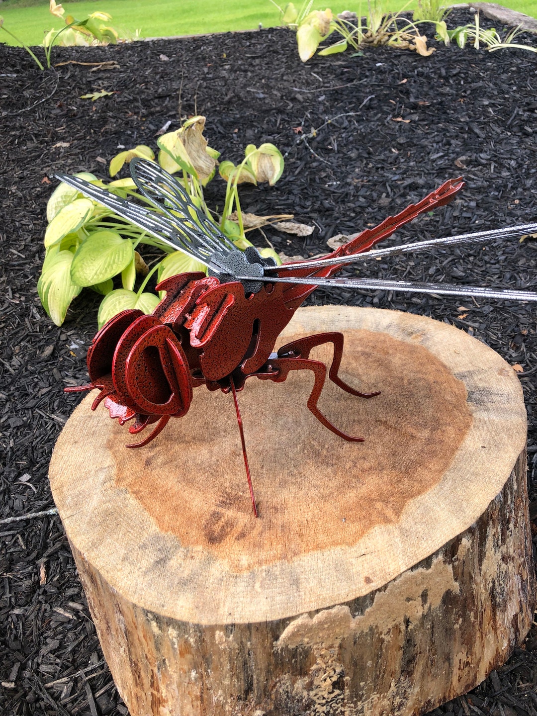 3D Metal Dragonfly, Metal Sculpture, Metal Dragonfly , Yard Decor, 3D ...