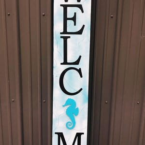 Interchangeable Porch Sign, Leaning Sign, Porch Decor, Welcome Sign ...