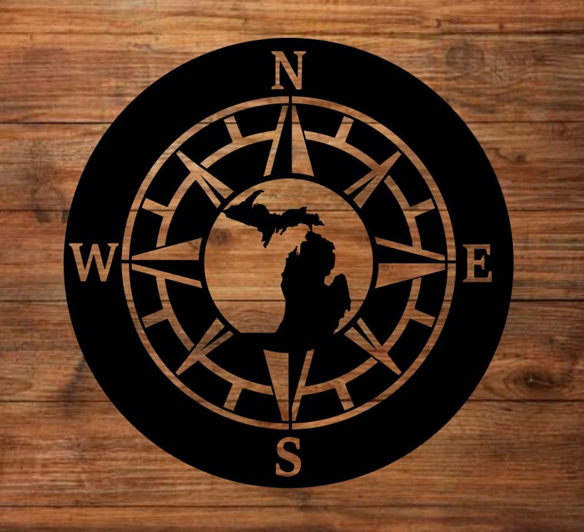 State Compass, Compass Rose, Nautical Compass, Metal Compass, Compass ...