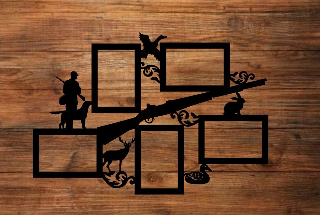 Hunting Picture Frame, Collage Frame, Memory Frame, Camp Decor, Hunting ...