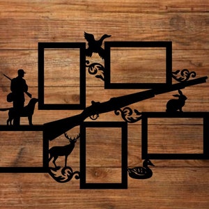 Hunting Picture Frame, Collage Frame, Memory Frame, Camp Decor, Hunting ...