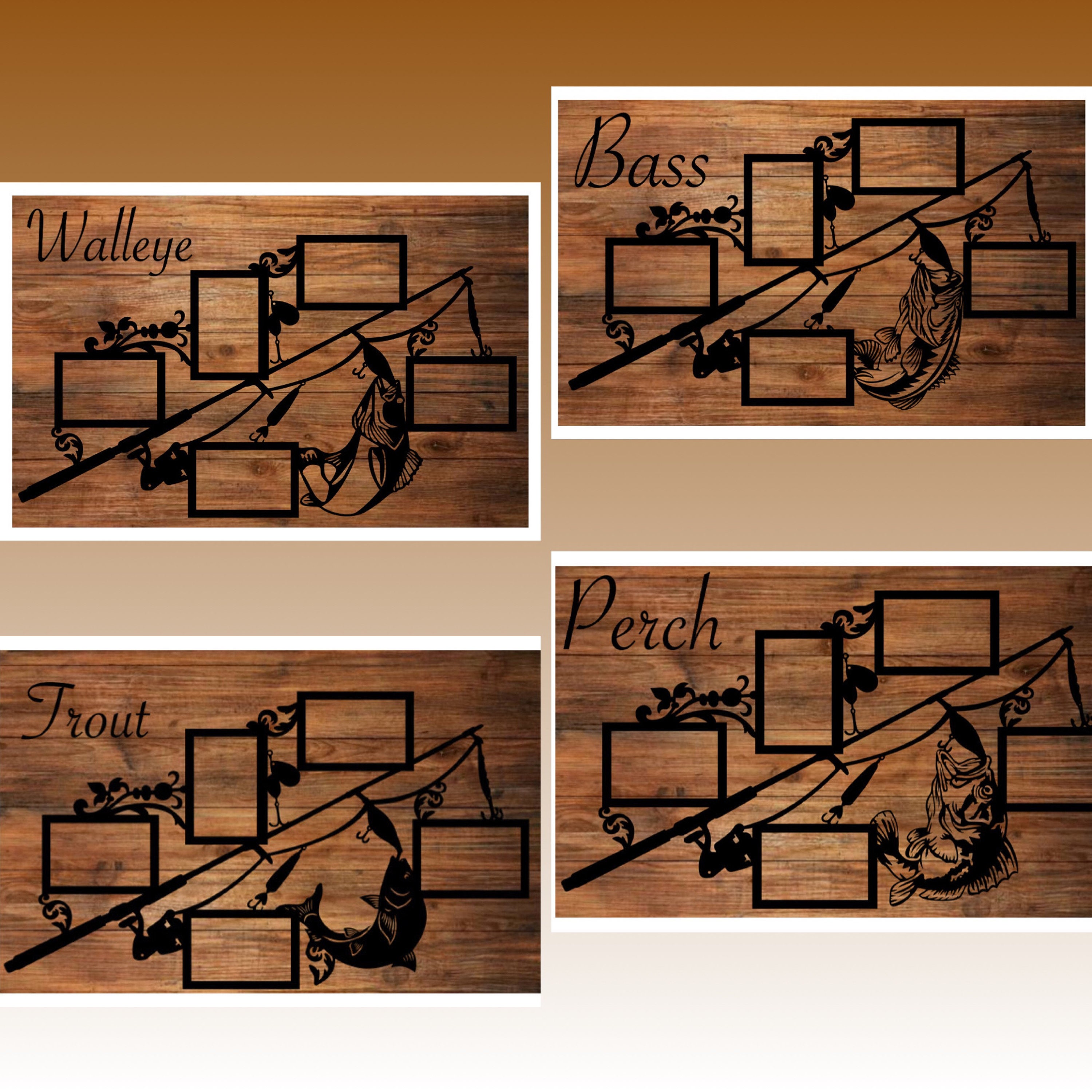 Fishing Picture Frame Collage Frame Memory Frame Picture - Etsy