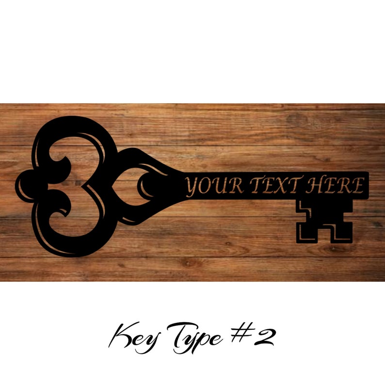 Personalized Family Name Sign, Custom Key Cutout, New Home Owners, Just ...