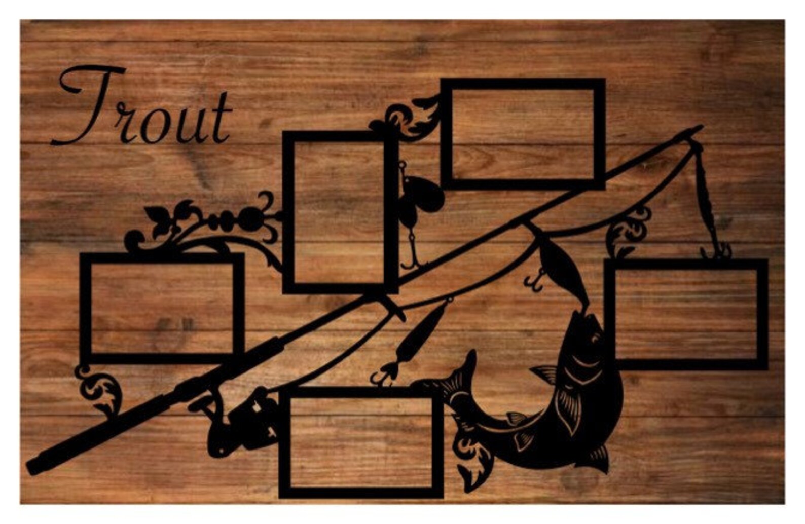 Fishing Picture Frame Collage Frame Memory Frame Picture - Etsy