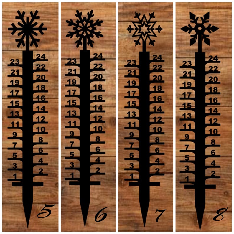 24 Snow Gauge Metal Snow Gauge Snow Ruler Snowmobile - Etsy