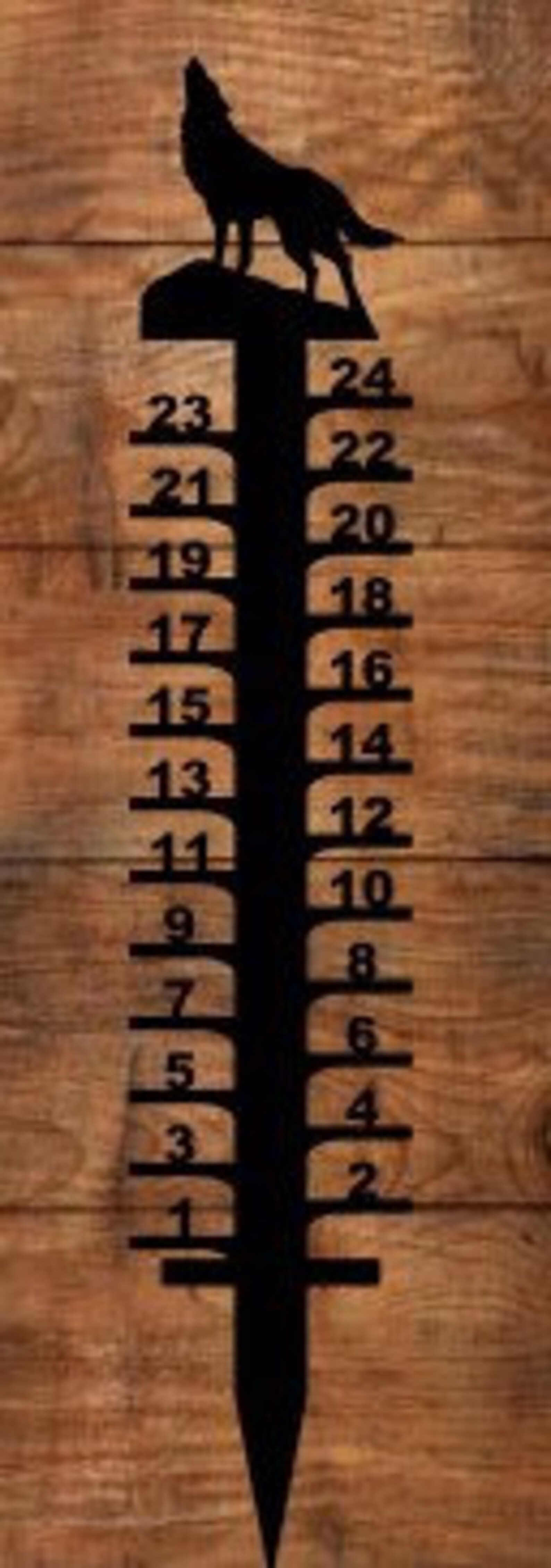 24 Snow Gauge Metal Snow Gauge Snow Ruler Snowmobile - Etsy