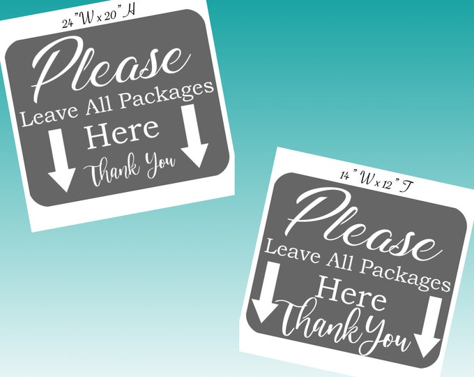 Do Not Leave Packages Outside Deliver Inside Patio Sign Metal - Etsy