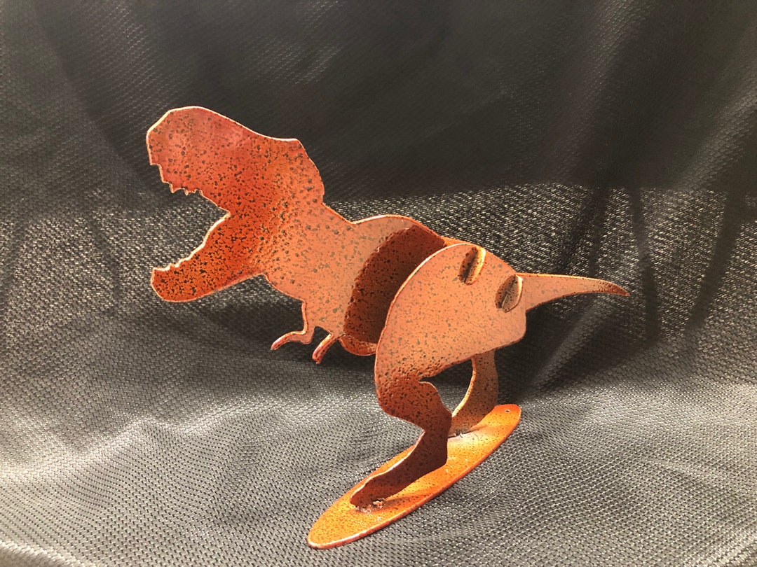 3D Metal T-rex, Jurassic Decor - Etsy