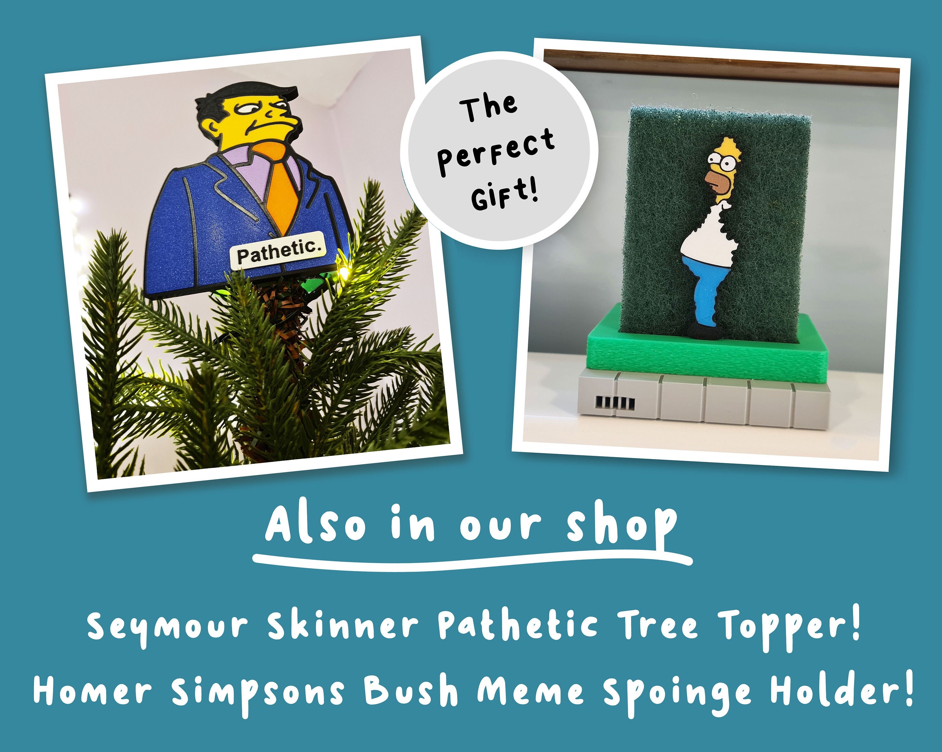 Homer Simpson Hanging Christmas Tree Decoration the Simpsons - Etsy