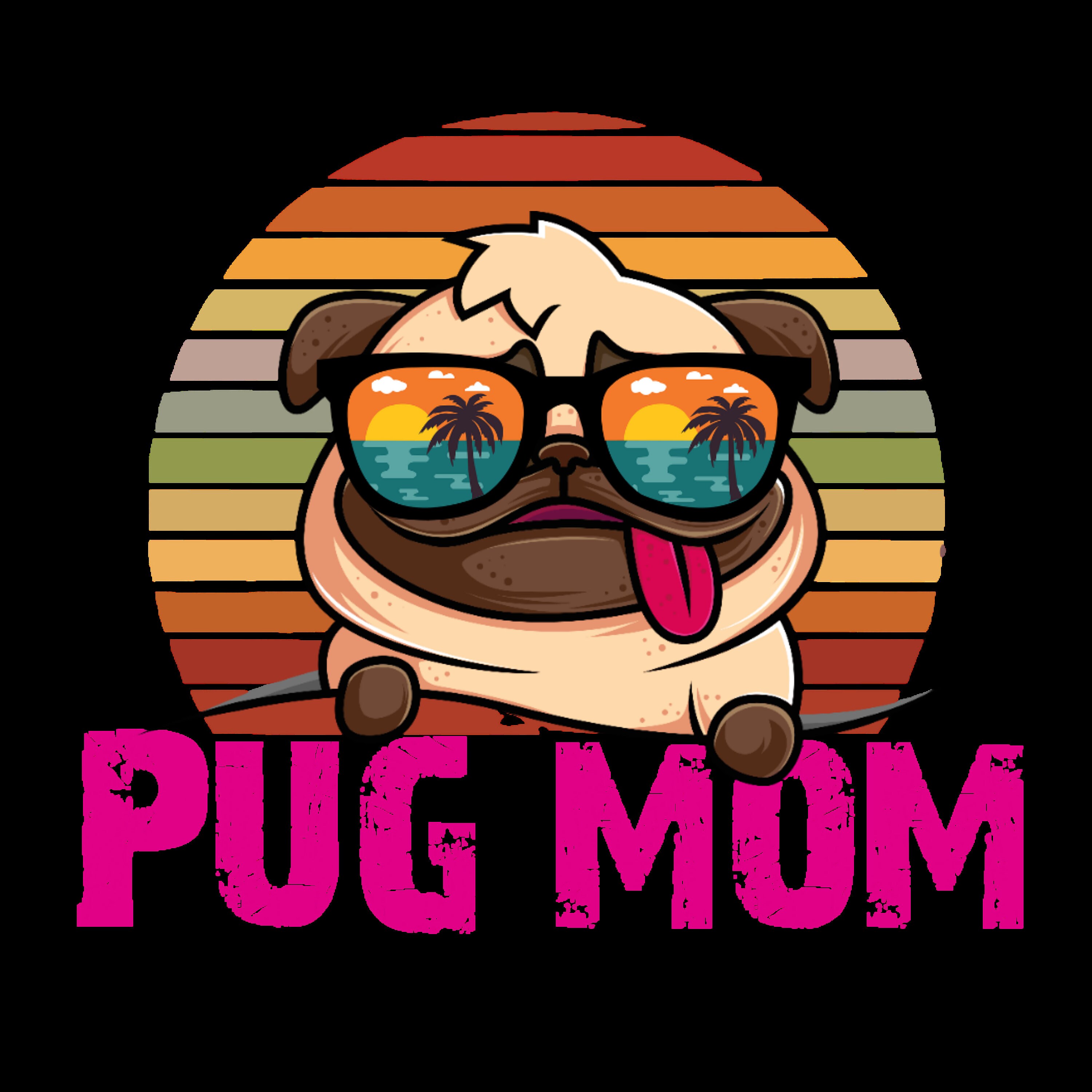 Pug Mom Dog Png ! - Etsy