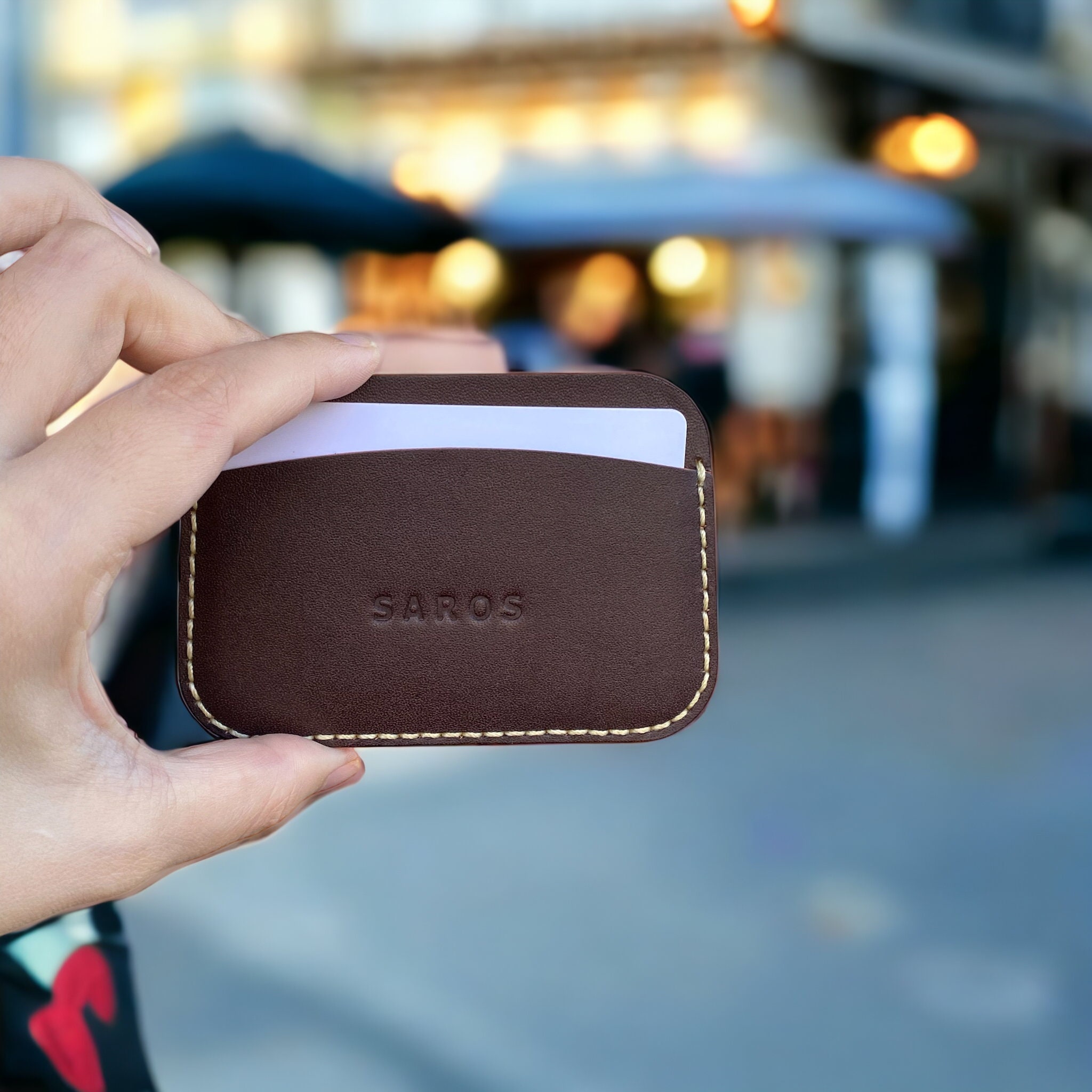 Leather Horizontal Card Holder Mold / Card Holder Wallet Template / Pdf ...