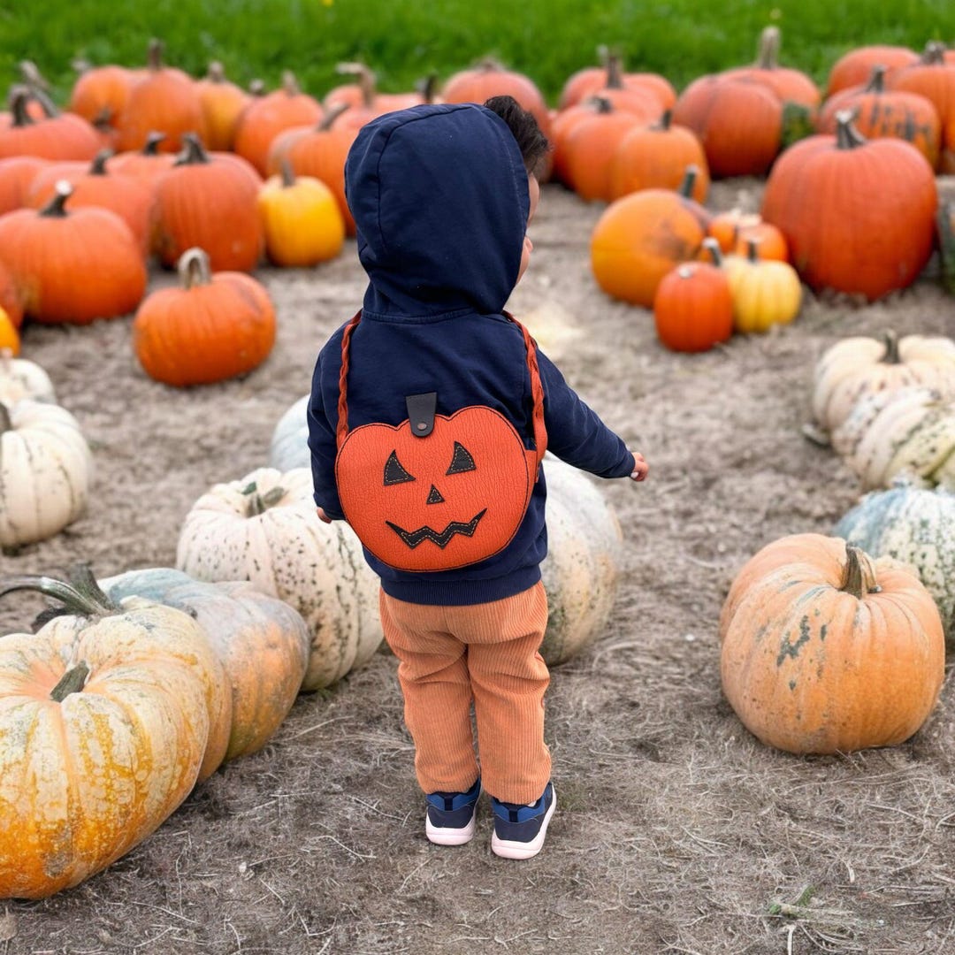 DIY Pumpkin Backpack Sewing Pattern | Halloween Bag (PDF) - Etsy
