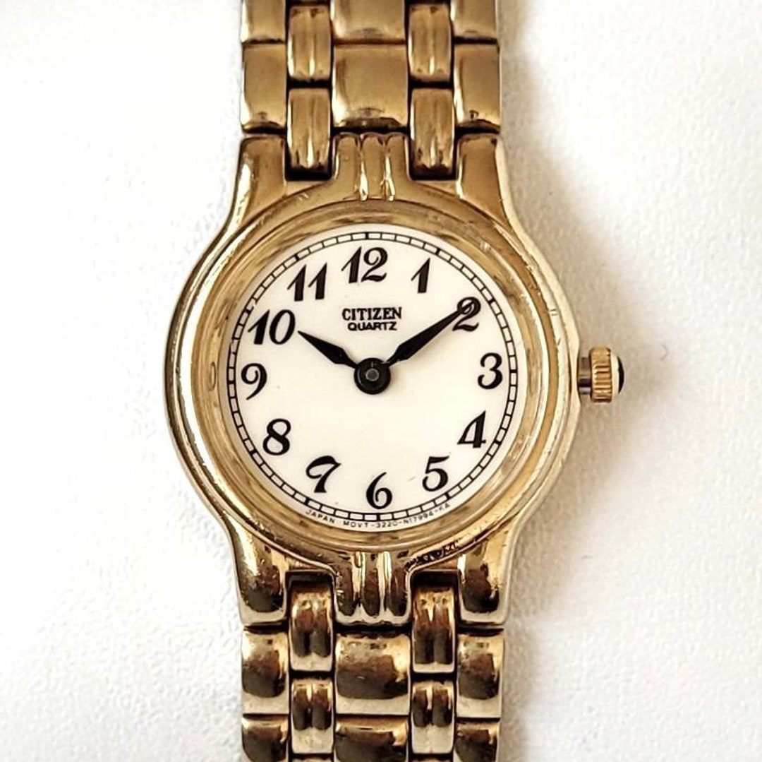 Vintage Citizen Classic Gold 90s Unique - Etsy