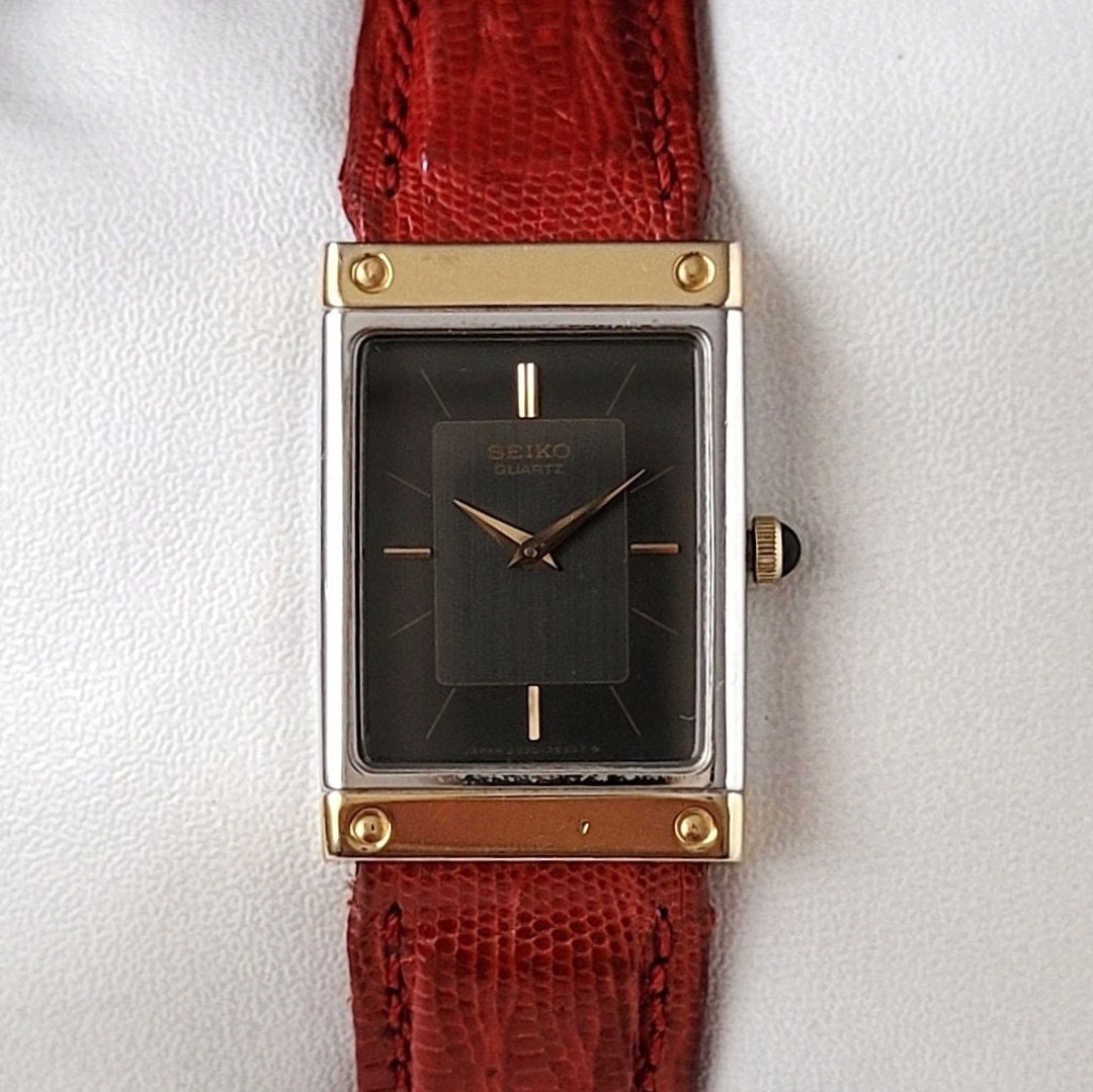 Vintage Seiko Tank for Ladies 90s Unique - Etsy