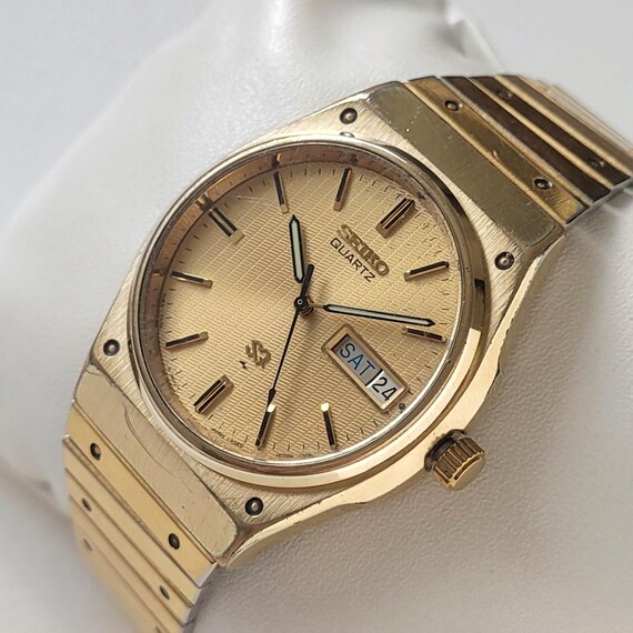 Vintage Seiko SQ Gold 90s Unique! - Gem
