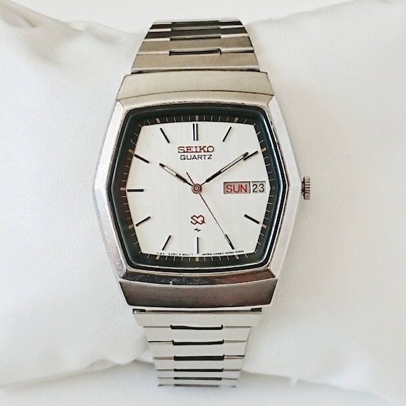 Vintage Seiko SQ 90s Unusual Design - Gem