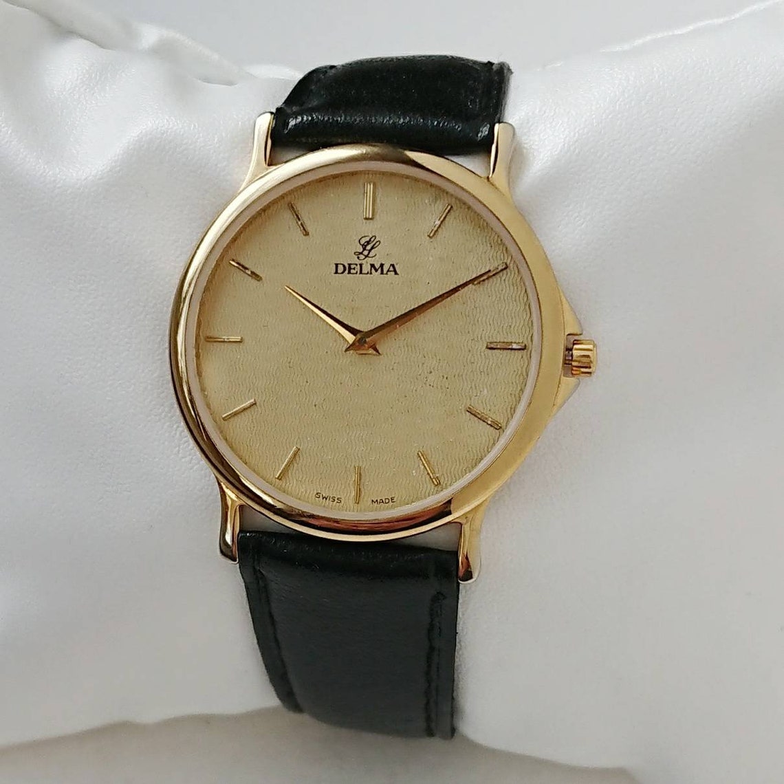 Vintage Delma Gold Slim Design 90s Unique - Etsy