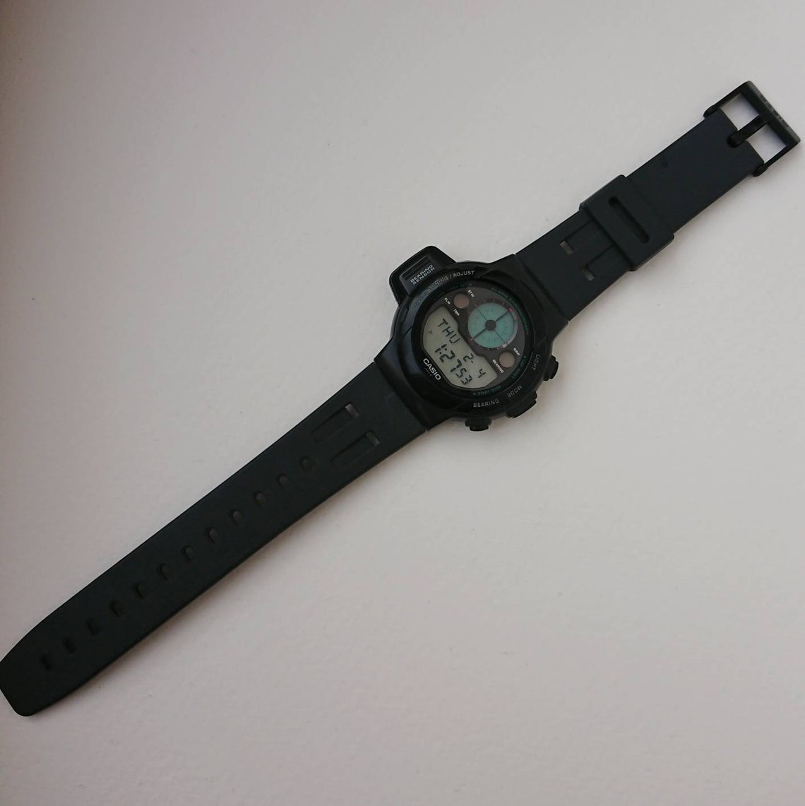 Vintage Casio Digital Compass Watch Blue Rare Cpw 110 - Etsy