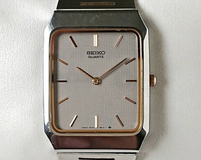 Vintage Seiko Tank 90s All Original - Etsy