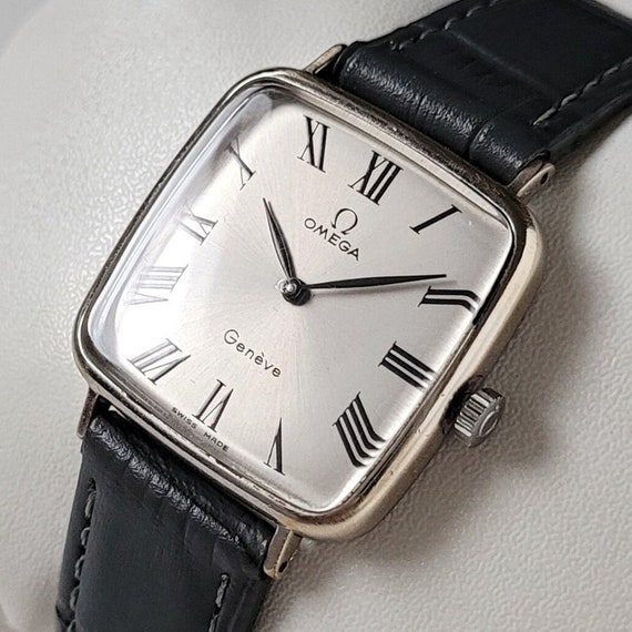 Vintage Omega Rectangular 70s Ultra Rare - Gem