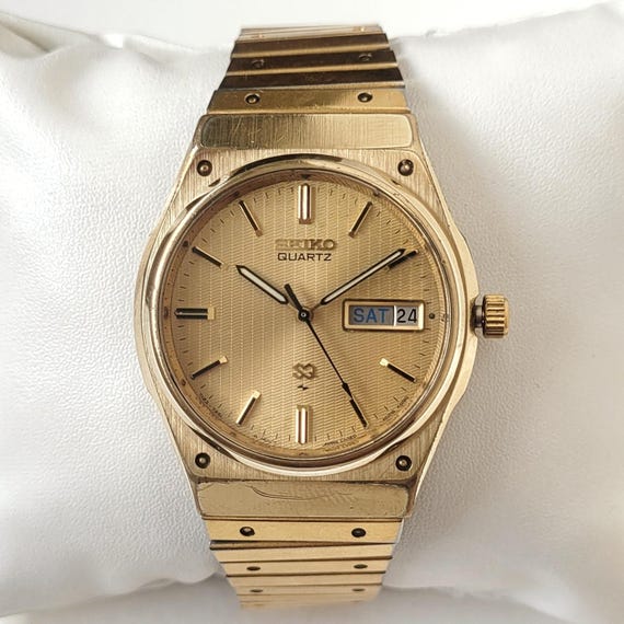 Vintage Seiko SQ Gold 90s Unique! - Gem