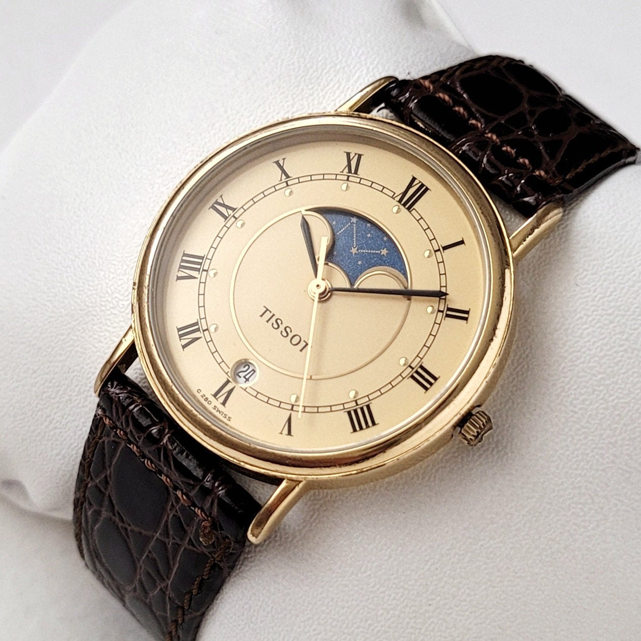 Vintage Tissot Moonphase 90s Ultra Rare - Etsy