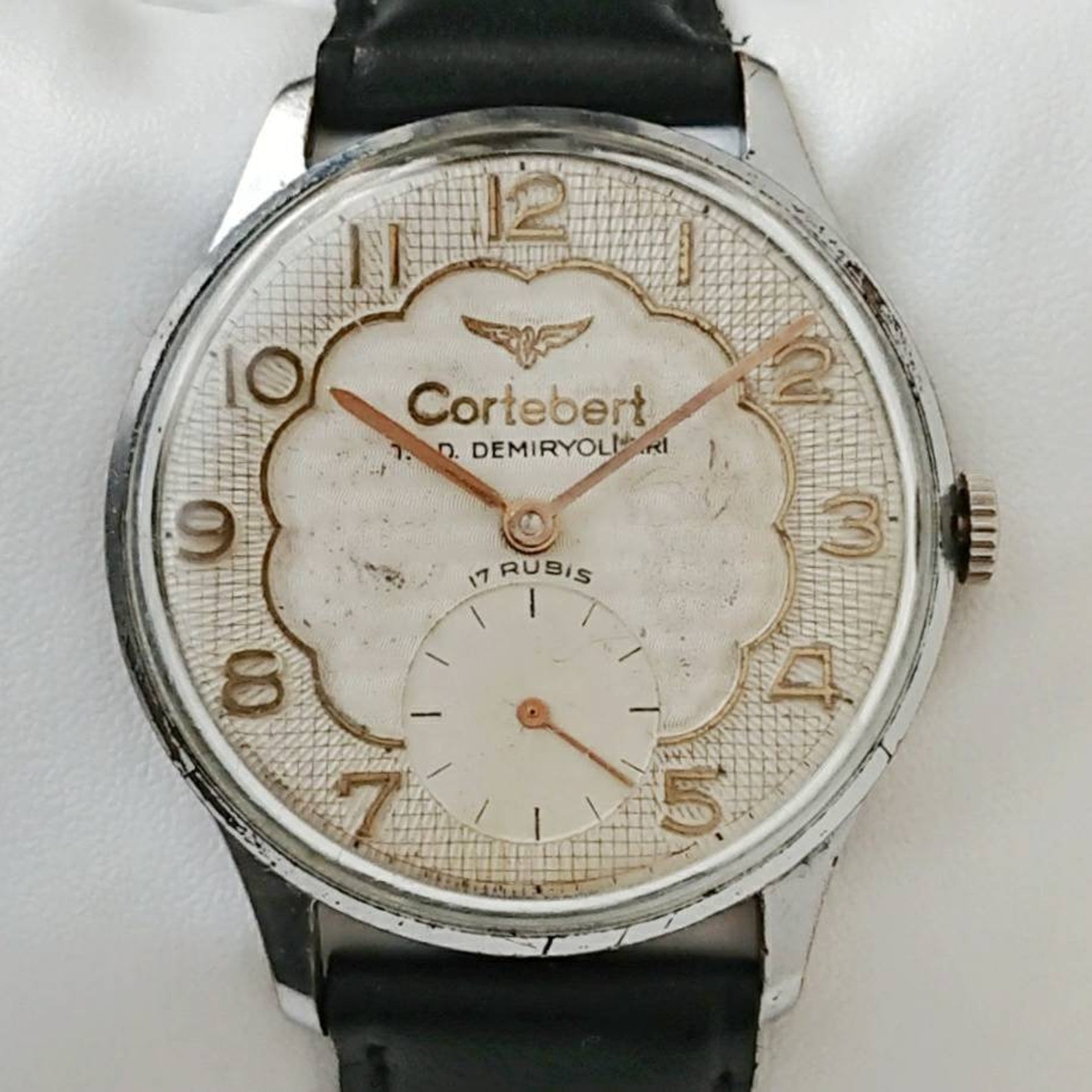 Vintage Cortebert Handwinding Watch 50s - Etsy