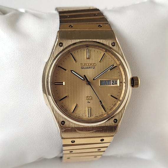 Vintage Seiko SQ Gold 90s Unique! - Gem