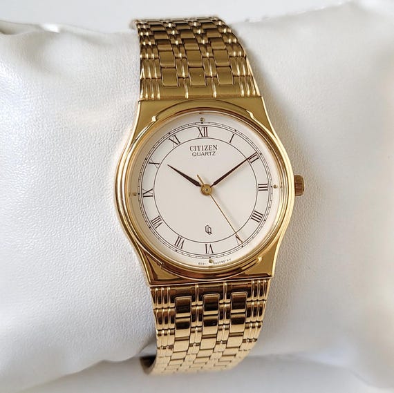 Vintage Citizen Gold 90s with box - Last New! - Gem