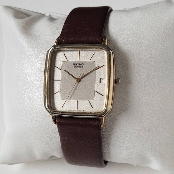 Vintage Seiko Rectangular 90s Unique - Gem