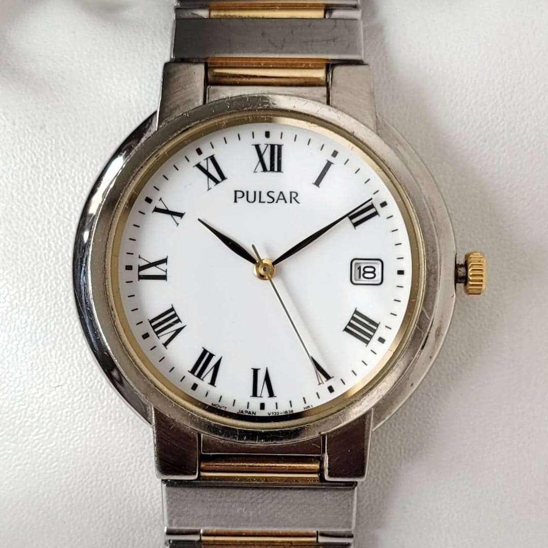 Vintage Pulsar Classic 90s by Seiko - Etsy