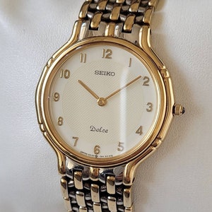 Vintage Seiko Dolce Gold 90s Special - Etsy