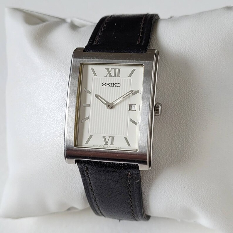 Vintage Seiko Tank 90s All Original - Etsy