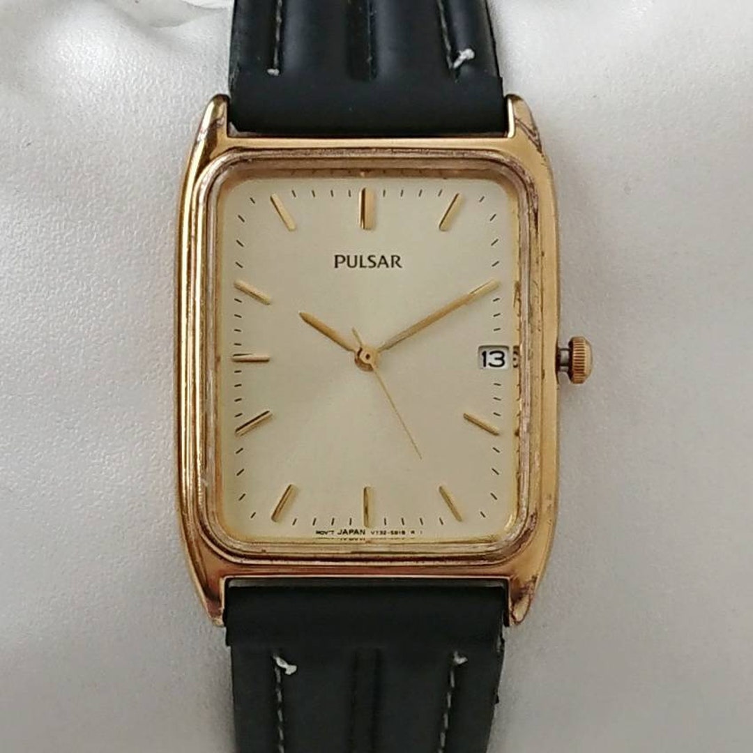 Vintage Pulsar Tank by Seiko 90s Ultra Rare - Etsy