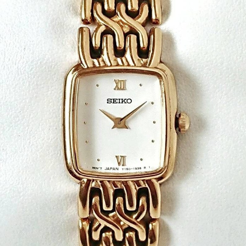 Vintage Seiko Bracelet Watch for Ladies 90s Unique - Etsy