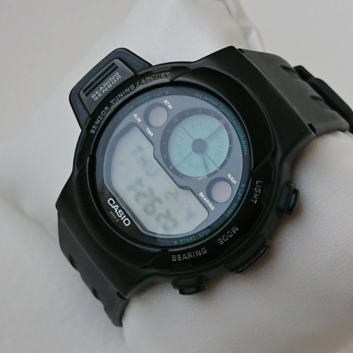 Vintage Casio Digital Compass Watch Blue Rare Cpw 110 - Etsy