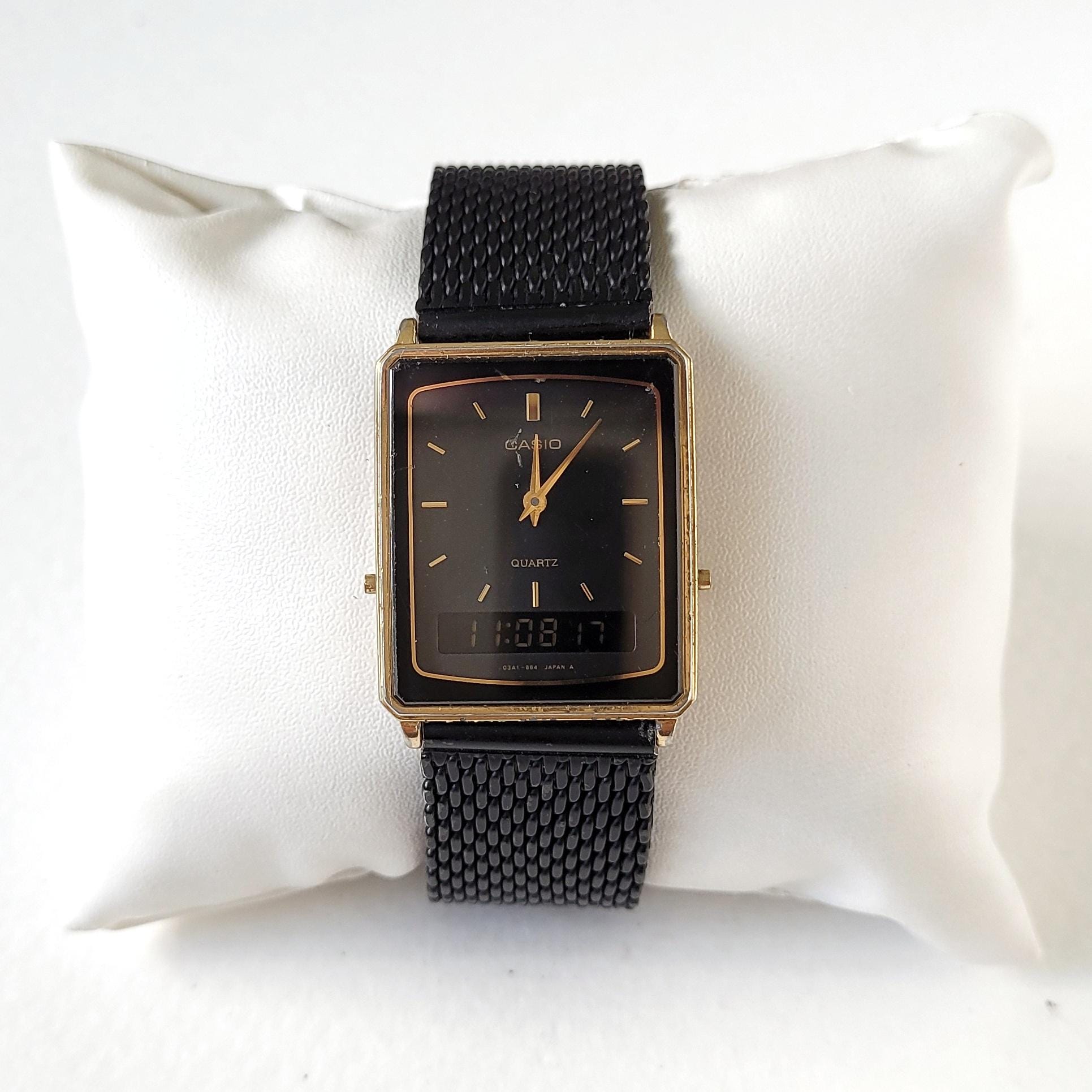 Vintage Casio Digital &analogue 90s Ultra Rare - Etsy