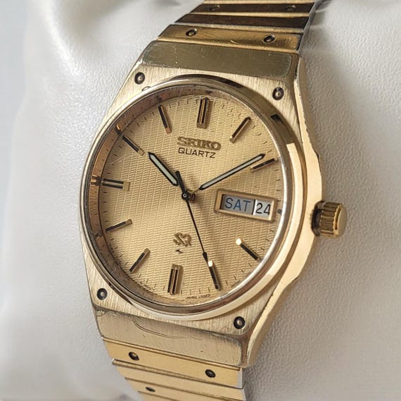 Vintage Seiko SQ Gold 90s Unique! - Gem